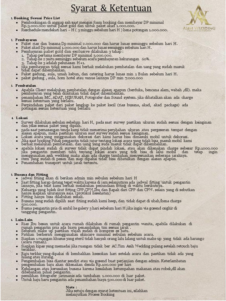 PRICELIST ASw - BEKASI KOTA | PDF