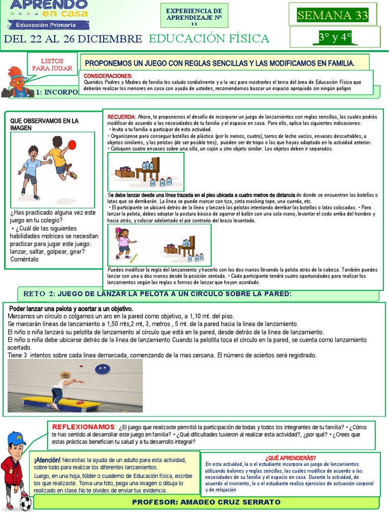 Juegos de Lanzamiento para Niños | PDF | Salud y bienestar