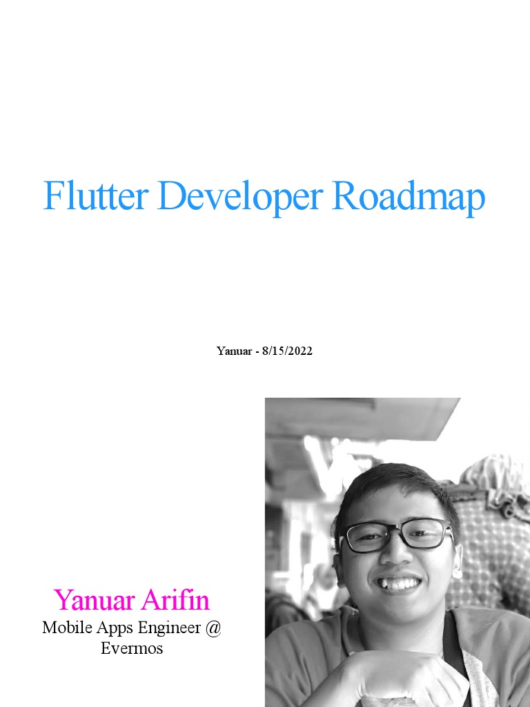 Roadmap Flutter Developer | PDF | Computing | Software
