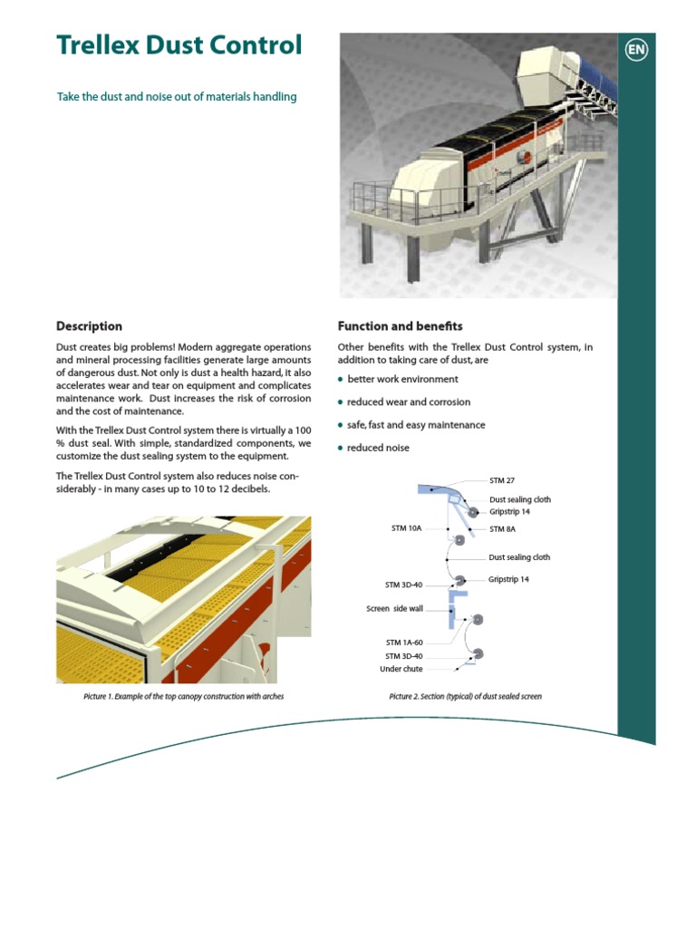 Trellex Gripstrips & Dust Control Sellantes | PDF | Dust