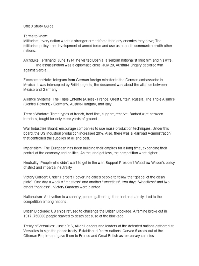 US History Study Guide | PDF