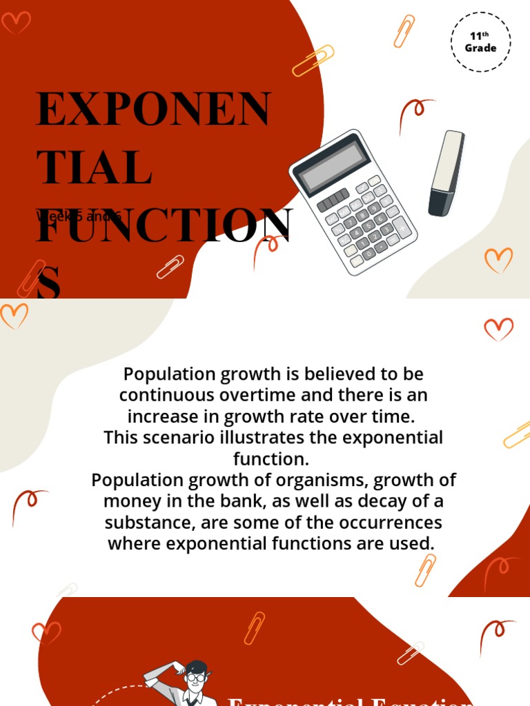 Exponential Functions | PDF | Exponential Function | Compound Interest Exponential Functions | PDF | Exponential Function | Compound Interest