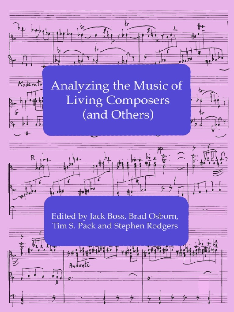 Analyzing The Music of Living Composers | PDF | Tempo | Scale (Music)