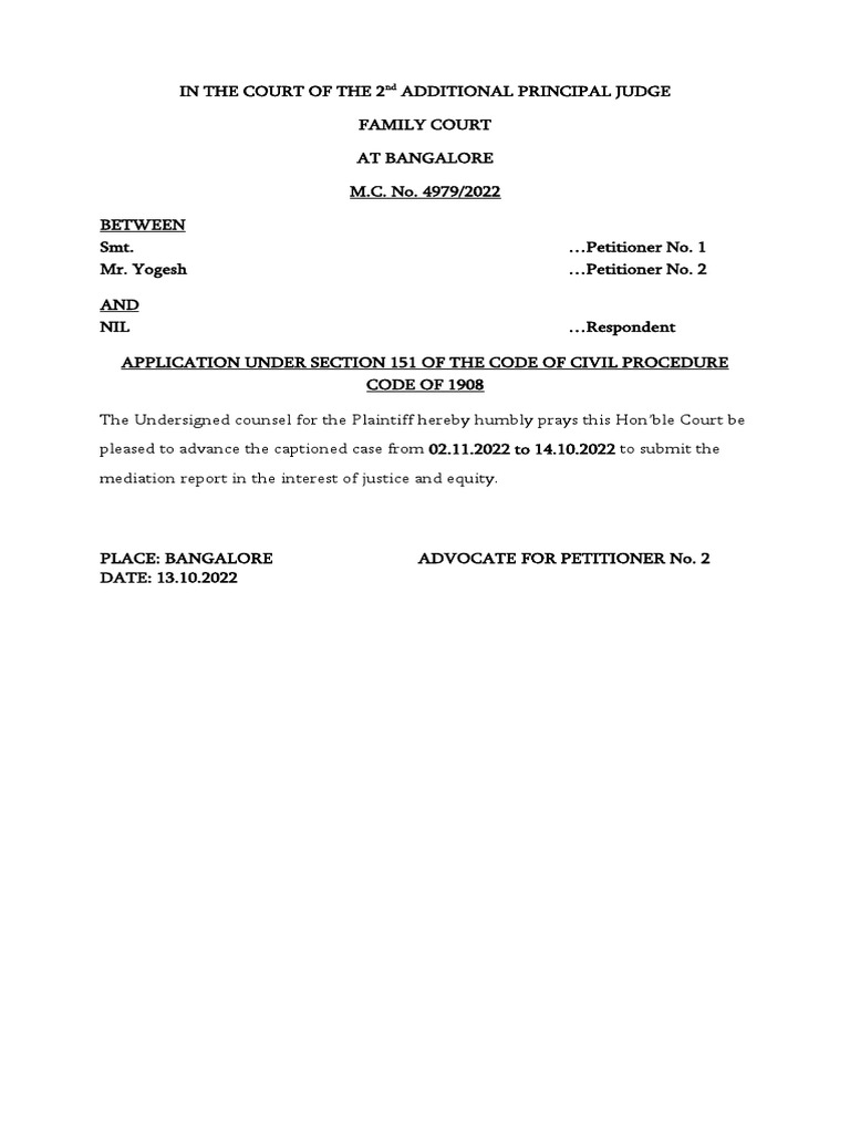 Advance Application CPC | PDF | Social Science | Law