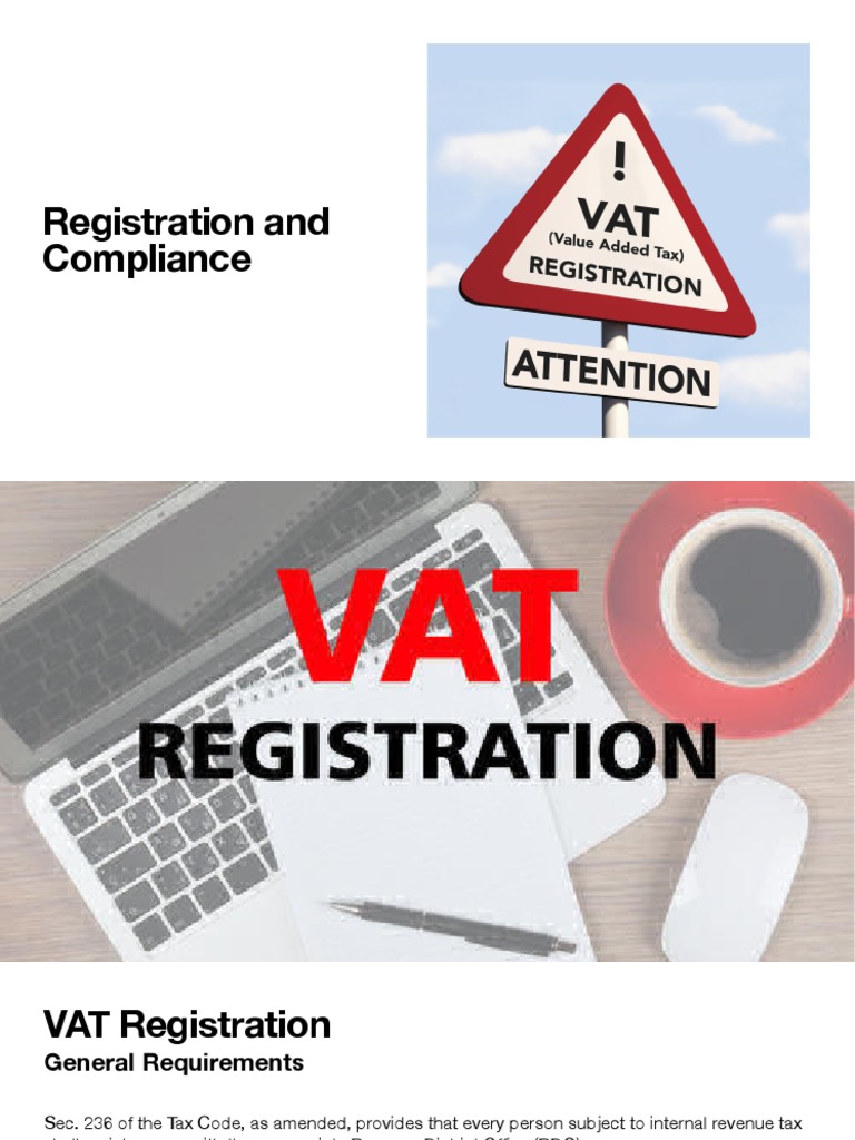 VAT Registration and Compliance Requirements | PDF | Value Added Tax ...