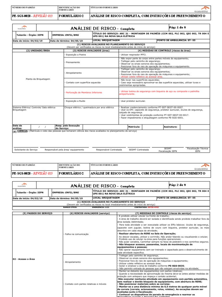 Arc 31 - Elétrica - Montagem de Painéis (CCM 002, PLC 002, Qdi 002, TR 004 e Ups 001) Na Nova ...