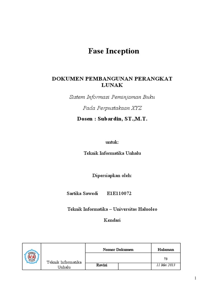 SRS Sistem Informasi Perpustakaan | PDF