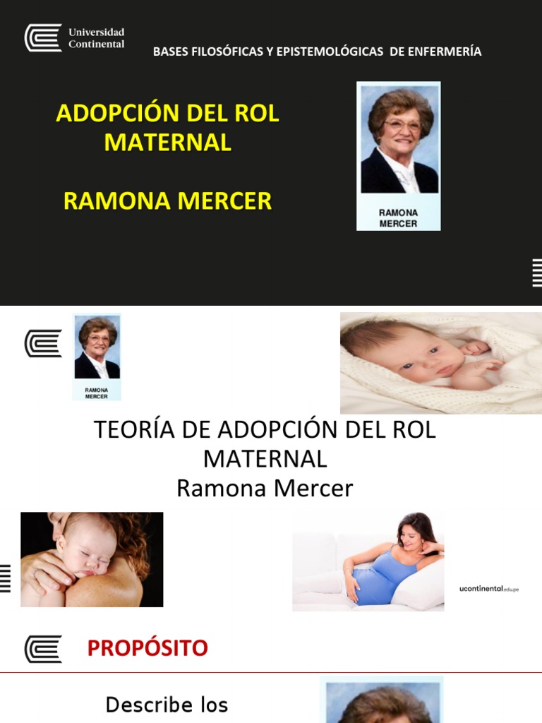 Teoría de Ramona Mercer sobre el Rol Maternal | PDF | Enfermería | Adopción