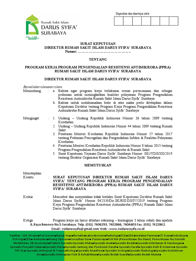 SK Program Kerja | PDF