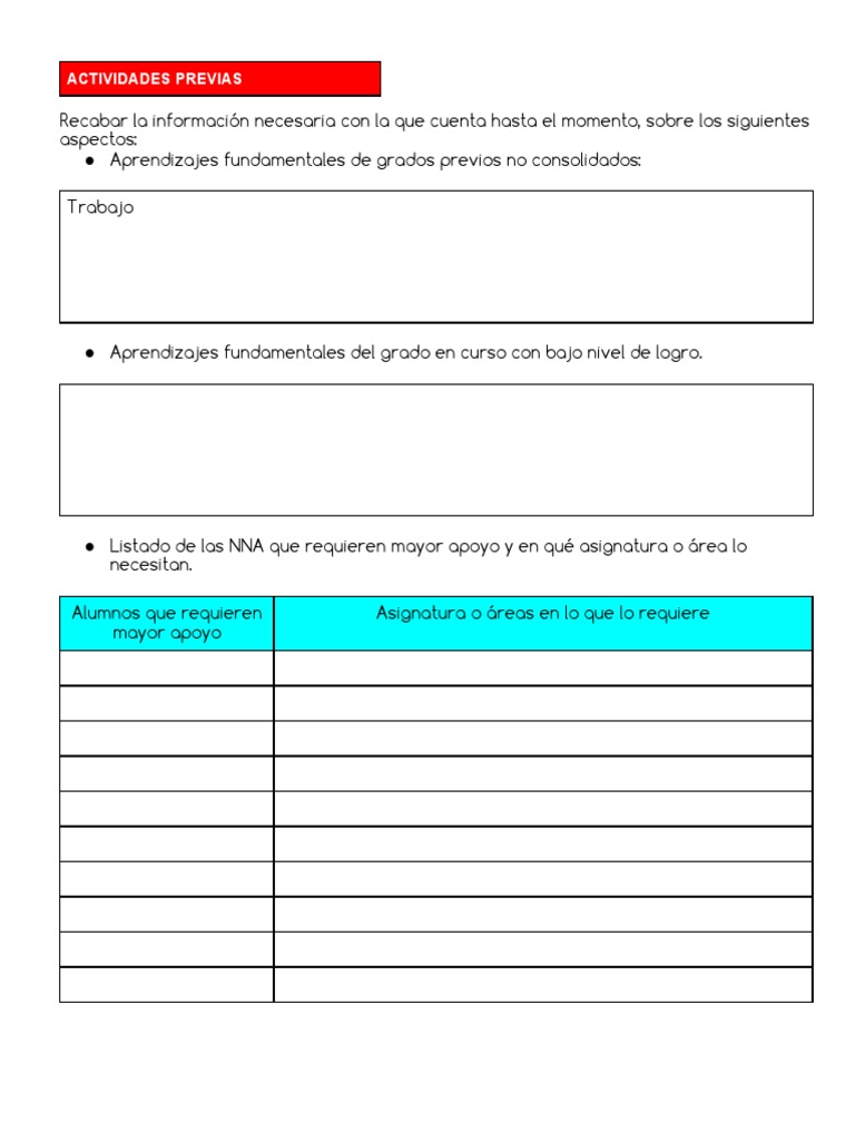 Formatos Cte 8va Sesión | PDF | Aprendizaje | Sicología