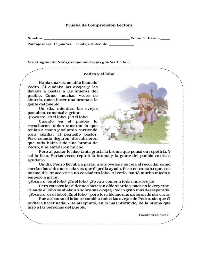 Prueba de Comprension Lectora 1 | PDF | ensalada | Mayonesa