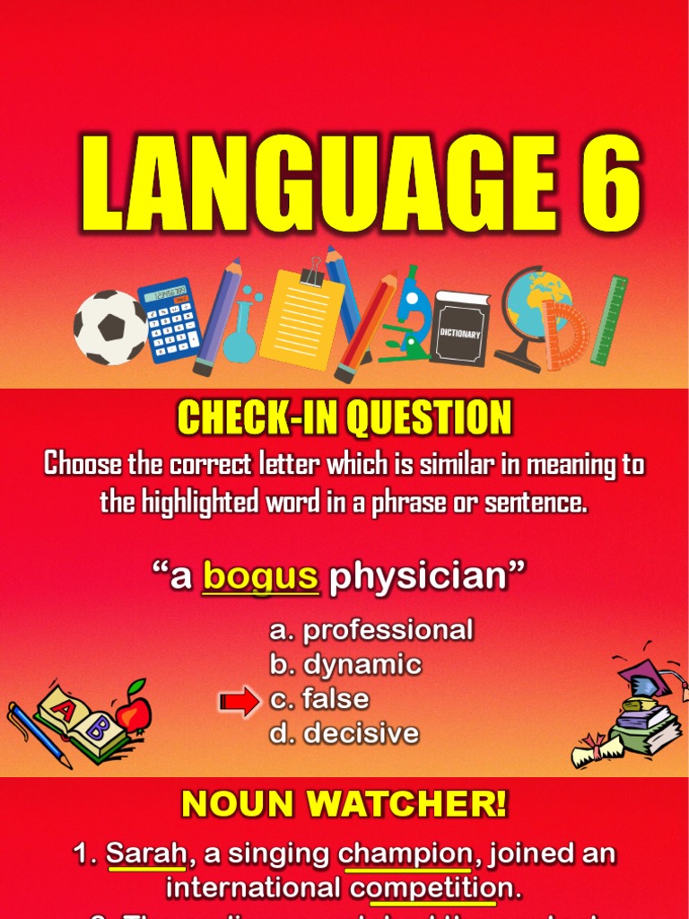 l6 1st QTR Week 3 Cases of Nouns | PDF | Subject (Grammar) | Verb