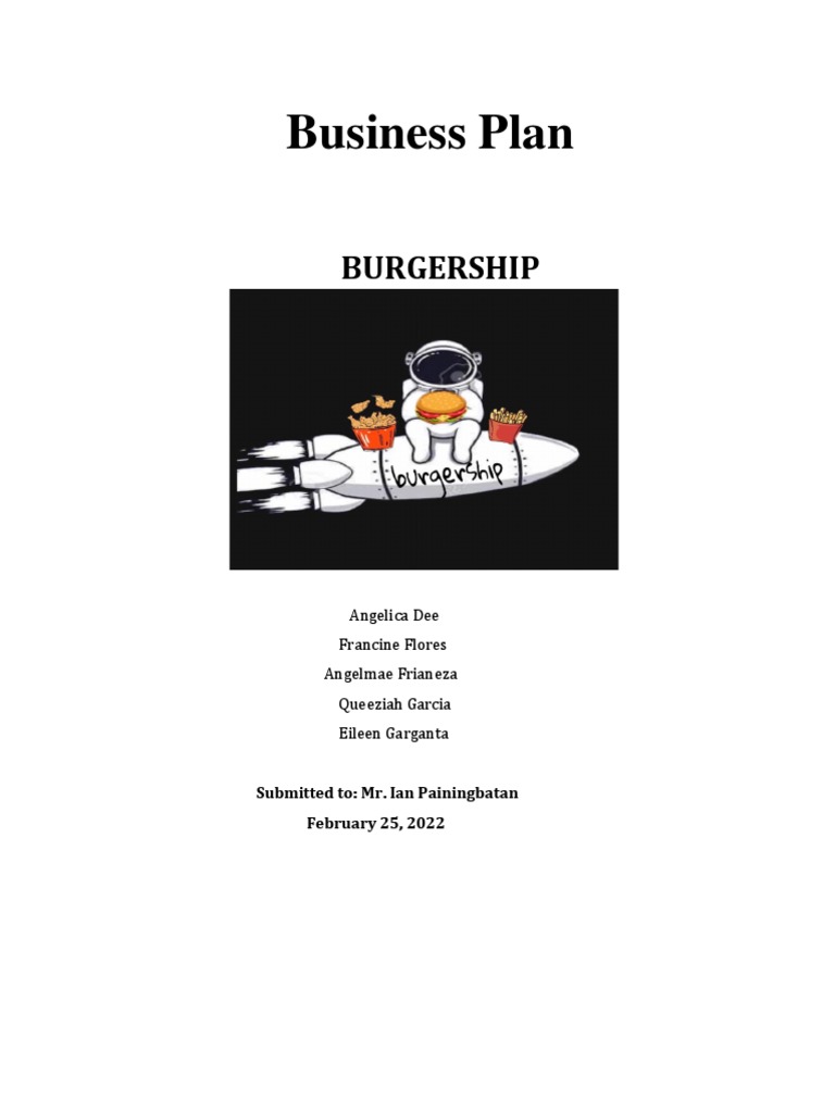 Burgership Business Plan Overview | PDF | Taxes | Revenue