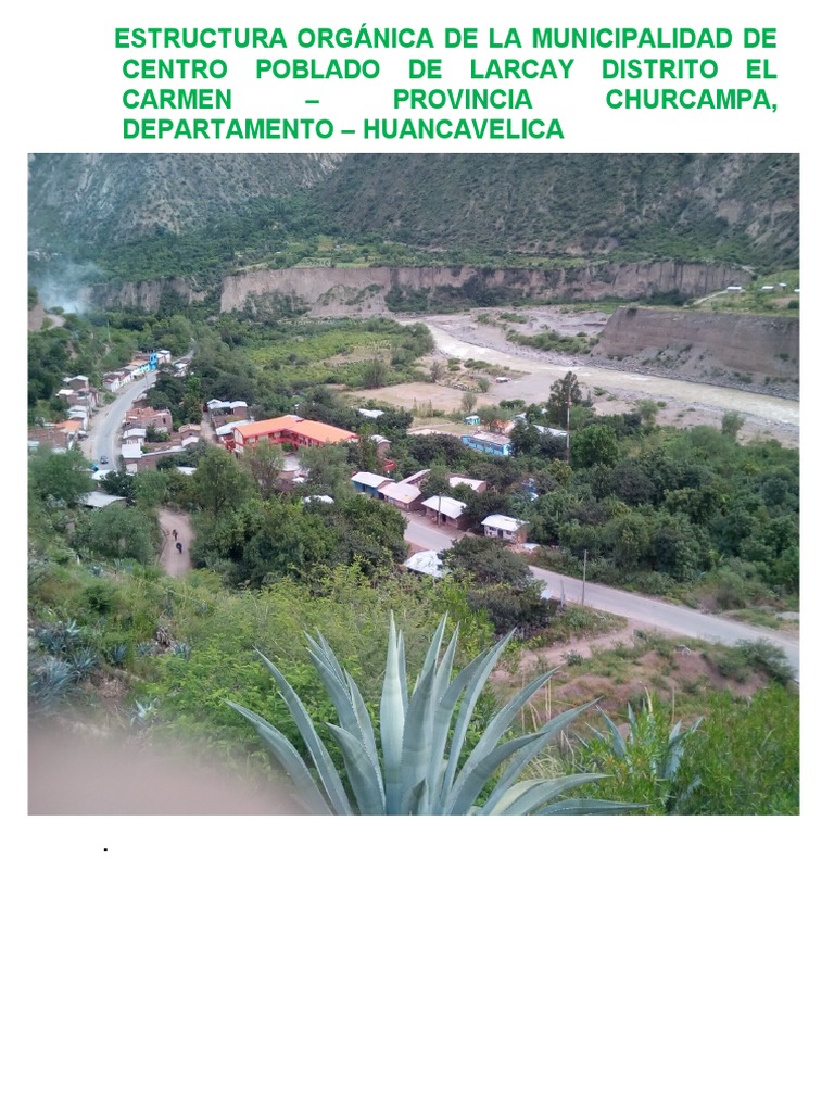 Reglamento Concejo Larcay Huancavelica | PDF | Gobierno local | Alcalde