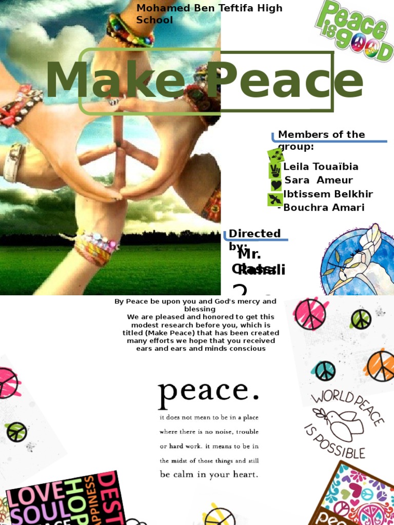 Make Peace Research Overview | PDF