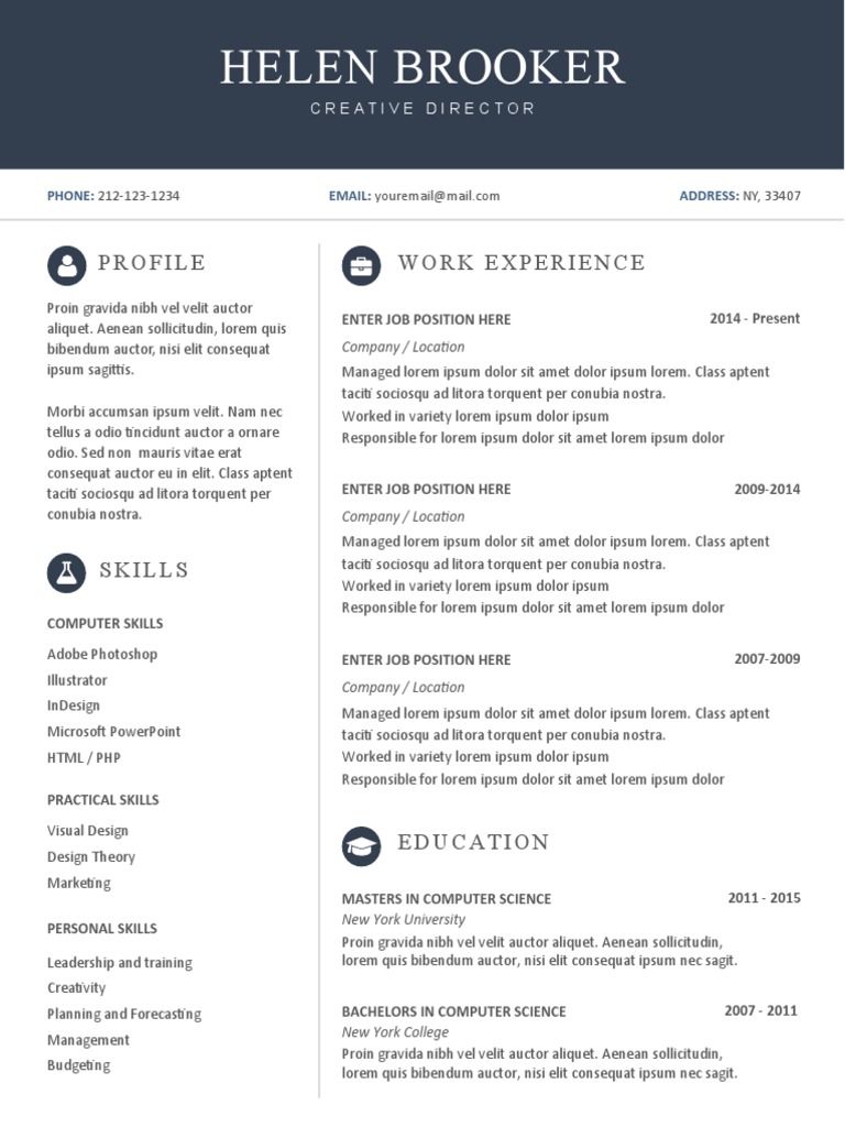 Resume Template Helen | PDF | Computing | Software