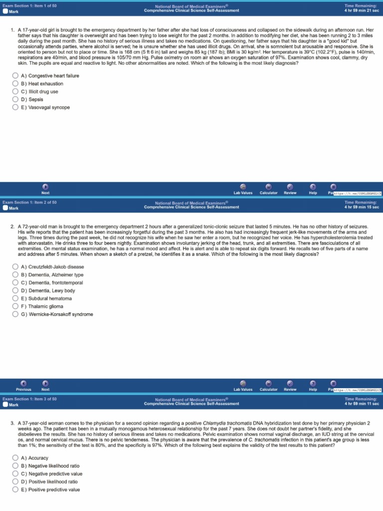 NBME 11 - Questions | PDF
