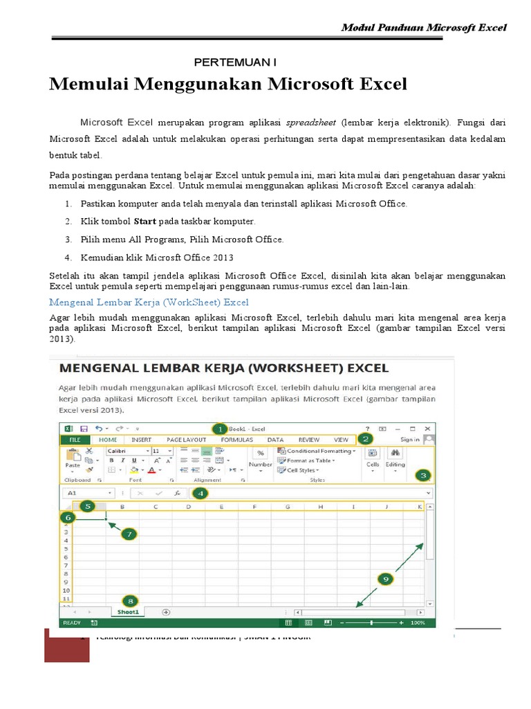Panduan Excel 2013 | PDF
