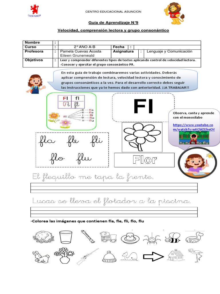 Grupo Consonantico FL | Descargar gratis PDF | La lingüística aplicada ...