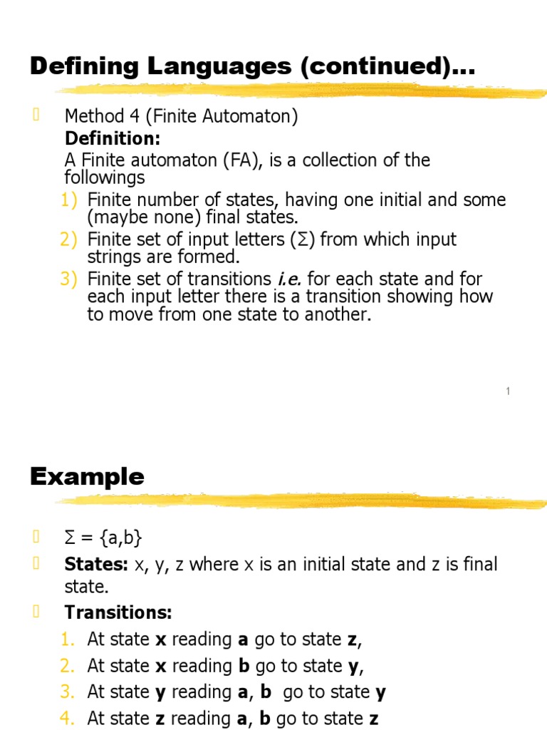 Theory of Automata Lecture 4 | PDF | Applied Mathematics | Formal Methods Theory of Automata Lecture 4 | PDF | Applied Mathematics | Formal Methods