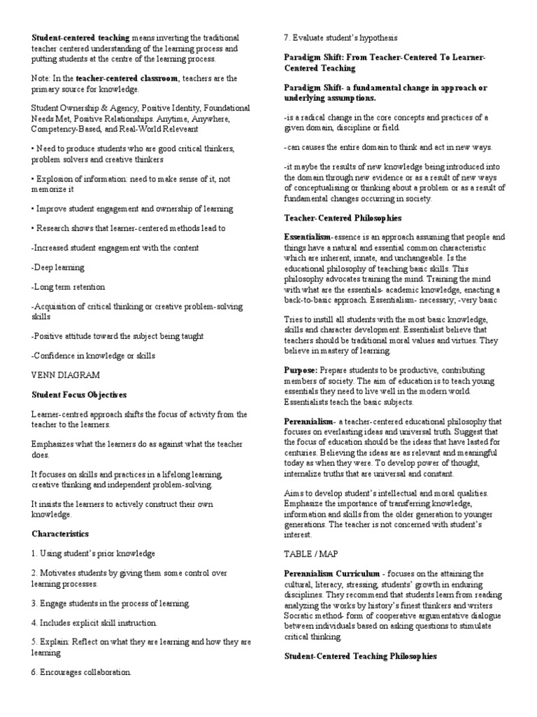 Student-centered teaching shifts focus from instructors to active learning | PDF ...