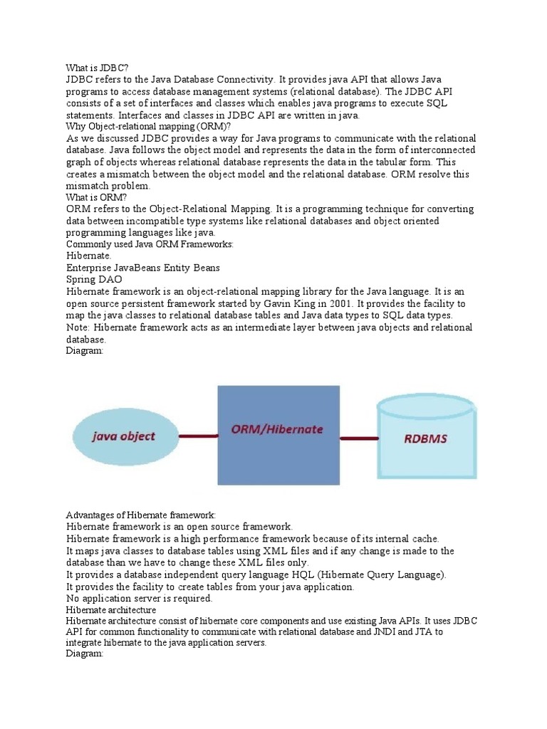 Hibernate Pdf Databases Class Computer Programming