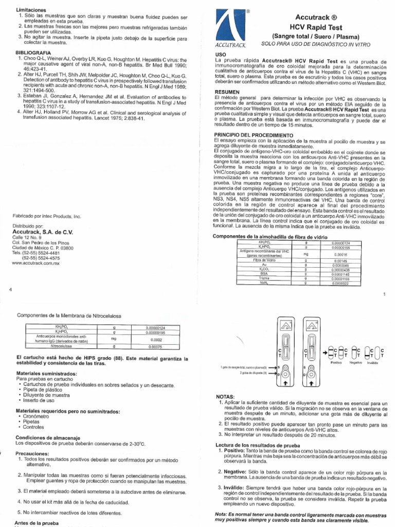 Accutrack HCV | PDF