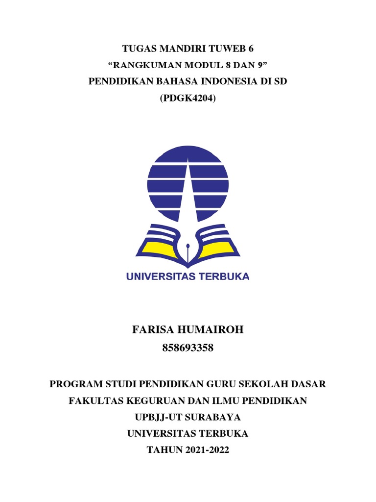 Farisa Humairoh - 858693358 - TUGAS MANDIRI TUWEB 6 - MERANGKUM MODUL 8 DAN 9 | PDF | Seni ...