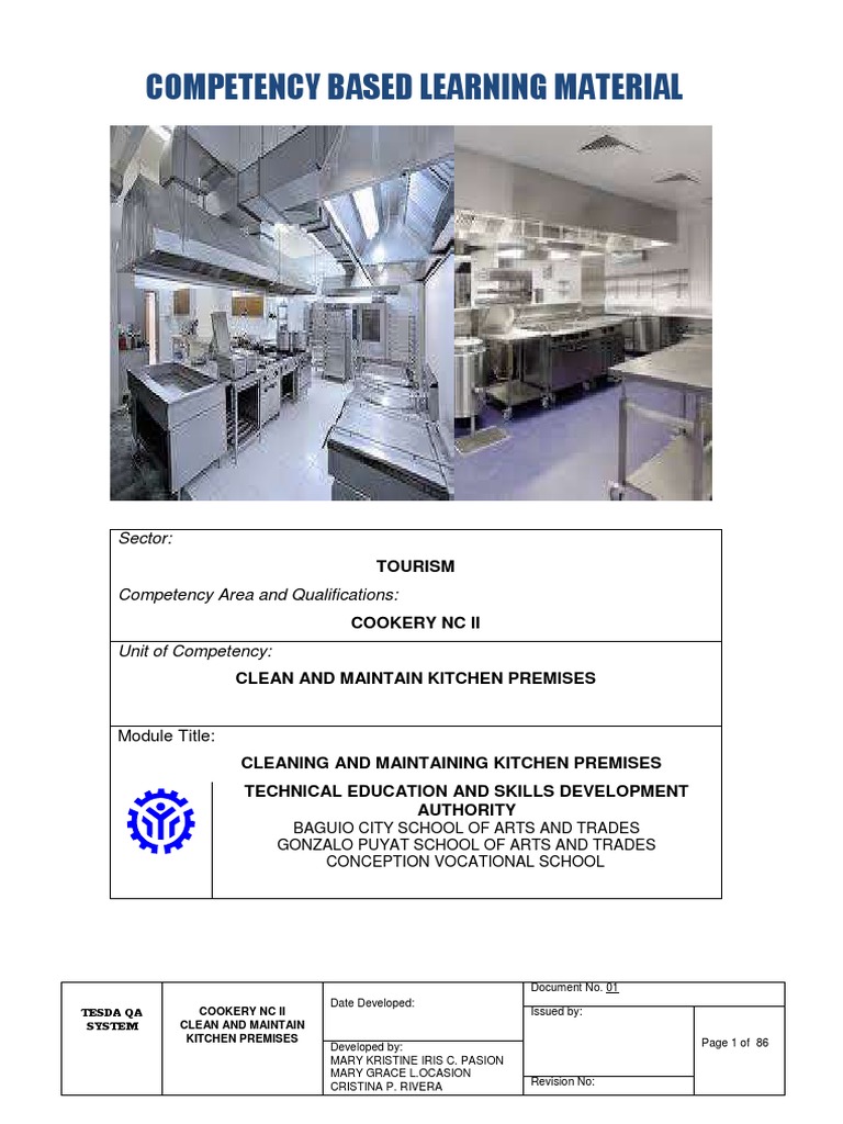 Cleaning and Maintaining Kitchen Premises | PDF | Soil | Water