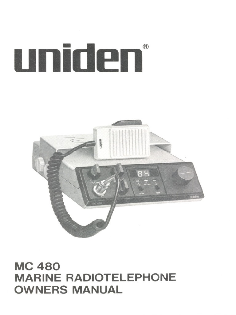 MC480 Owners Manual | PDF | Microphone | Electrical Connector