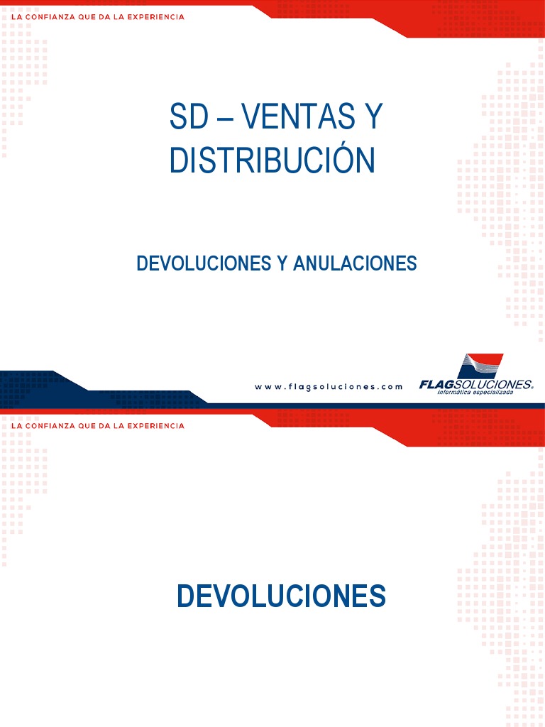 Leccion 3 - SD - Devoluciones y Anulaciones | PDF | Factura | Logística