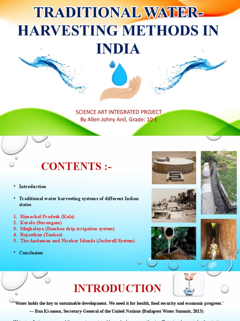 SCIENCE ART INTEGRATED PROJECT Class 10 | PDF | Water | Water And The ...