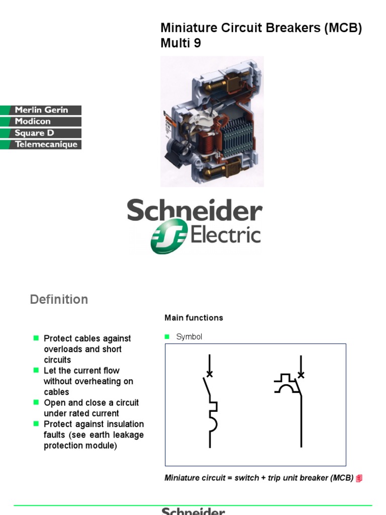 Miniature Circuit Breakers (MCB) Multi 9 | PDF | Electrical Equipment ...