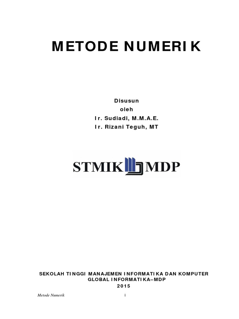 Metode Numerik | PDF