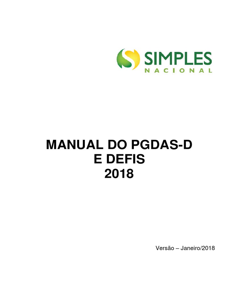 Manual - Pgdas-D - 2018 - V4 - Manual - Pgdas-D - 2018 - V4 | PDF ...