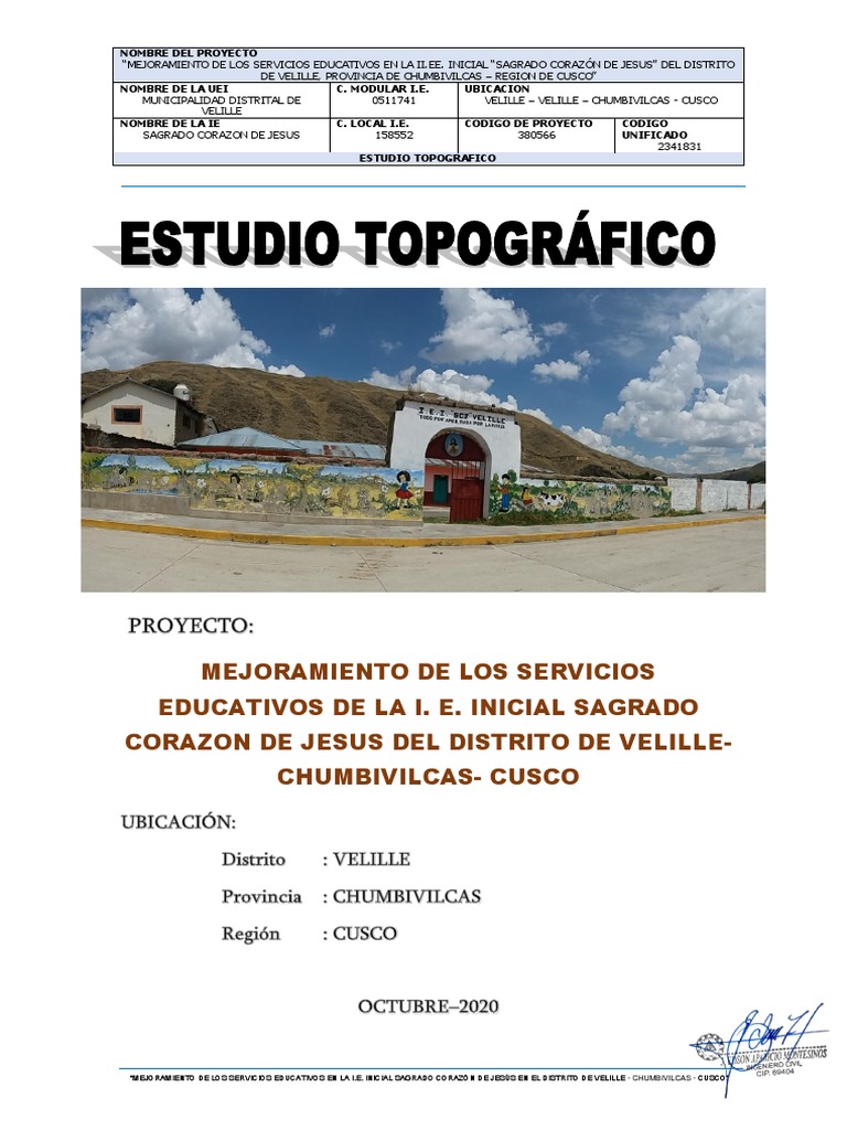 Estudio Topográfico | PDF | Topografía | Geofísica