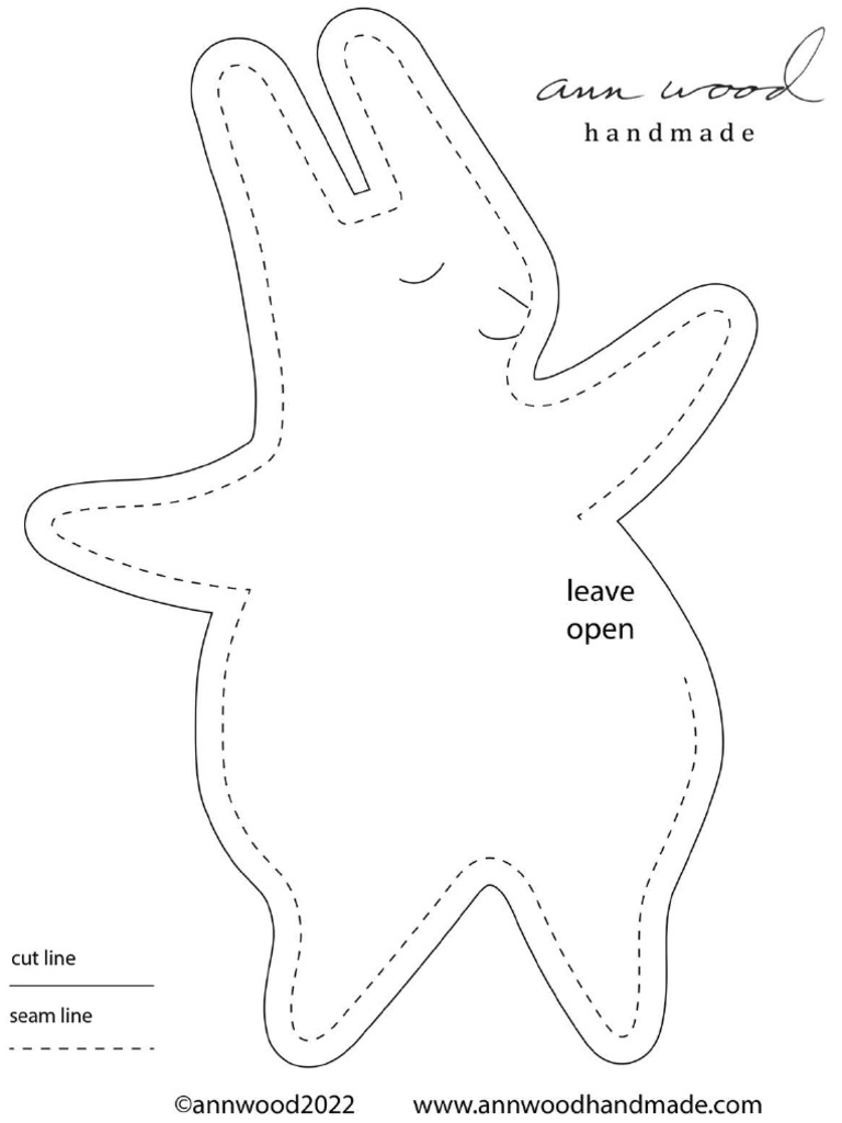 Dancing Hare Sewing Pattern | PDF