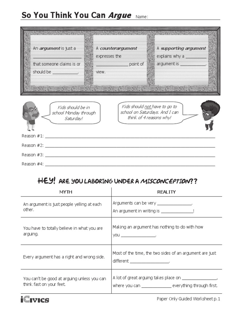 Argument Skills for Students | PDF | Reason