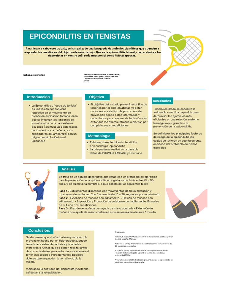 Epicondilitis Lateral | PDF | Medicina CLINICA | Sistema musculoesquelético