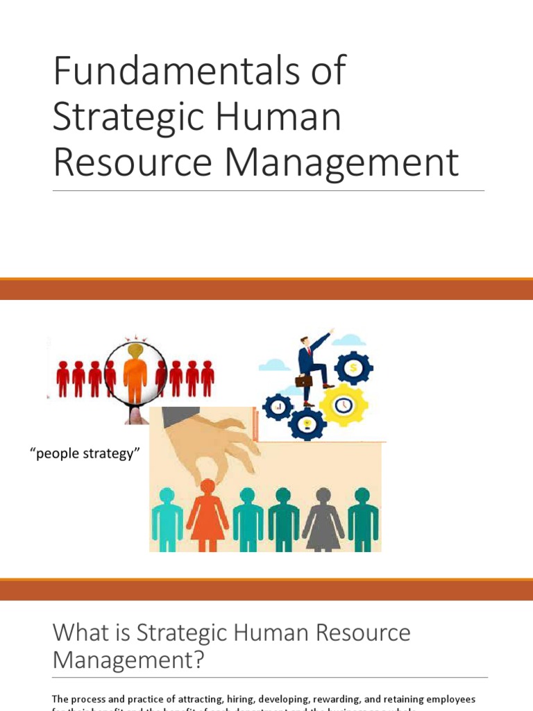 3 - Fundamentals of Strategic HRM | PDF | Human Resource Management ...