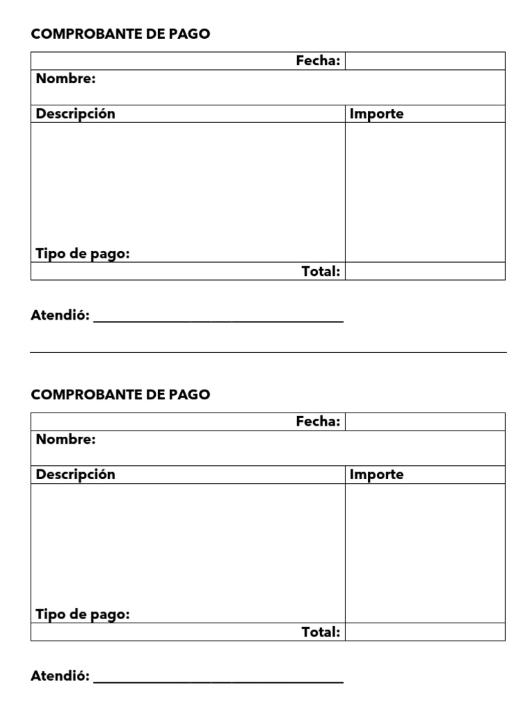 Comprobante de Pago | PDF