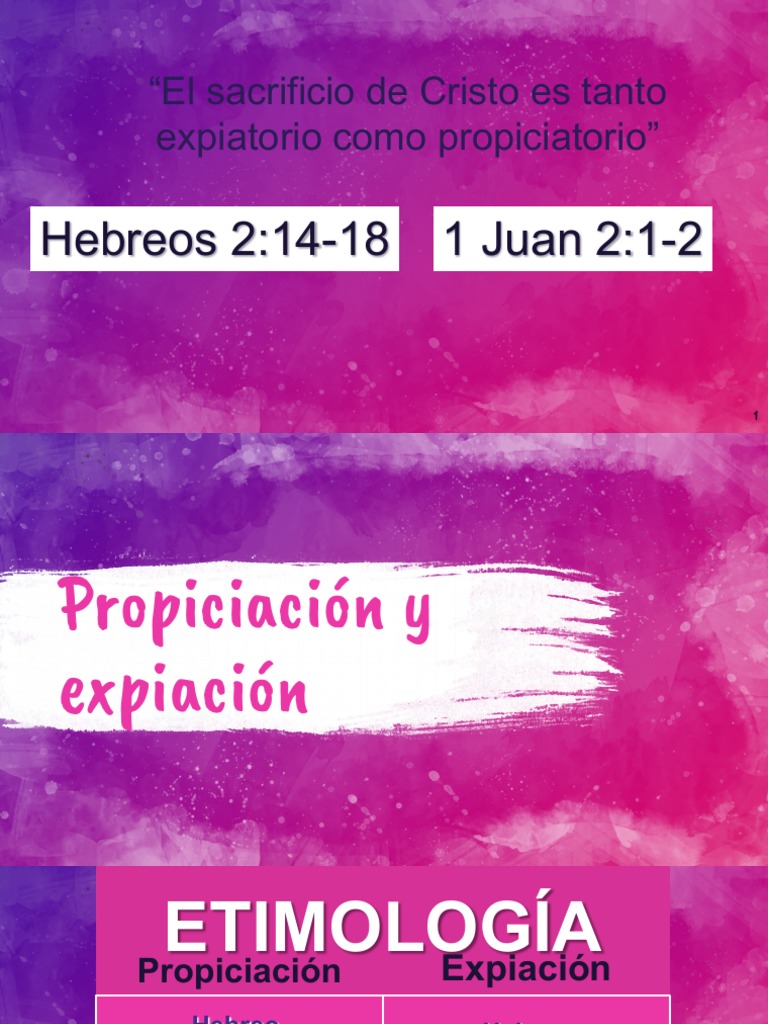 Propiciación y Expiación | PDF