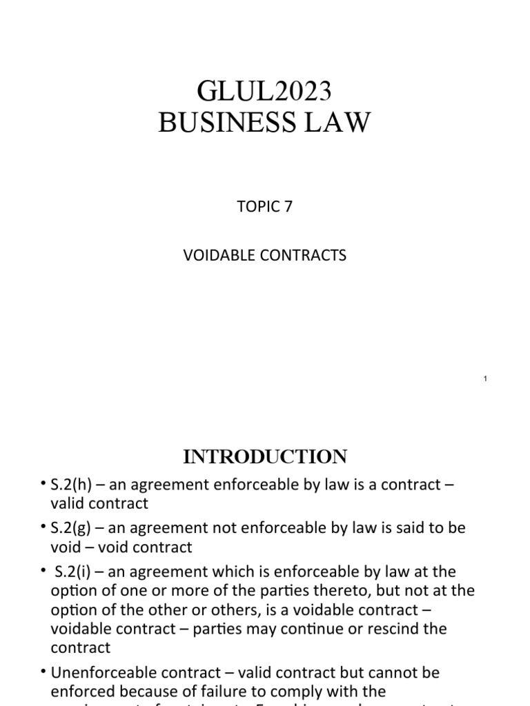 Voidable Contracts Nurli | PDF | Misrepresentation | Legal Ethics