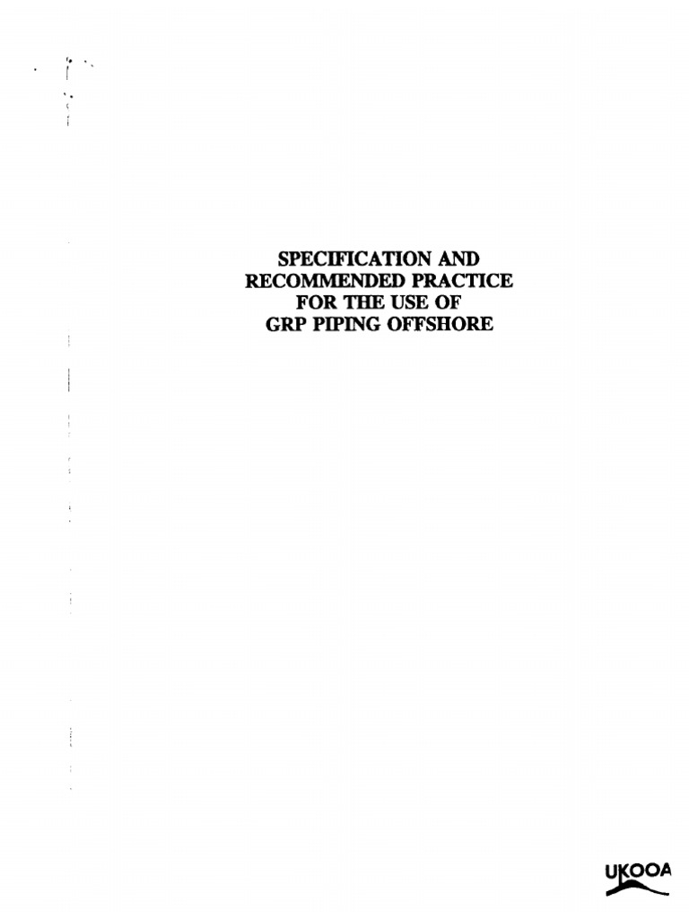 UKOOA - Specification - and - Recommended - Practice - For - The - Use ...