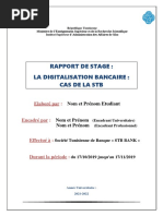 Rapport de Stage STB | PDF | Banques | Tunisie