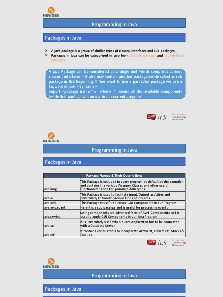 Java NewGen Day3 | PDF | Class (Computer Programming) | Method (Computer Programming)