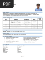 Curriculum Vitae Shahedul Alam: Diploma in Engineering | PDF | Computing