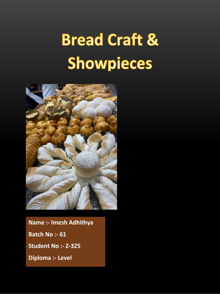 Bread Craft & Showpieces | PDF | Breads | Dough