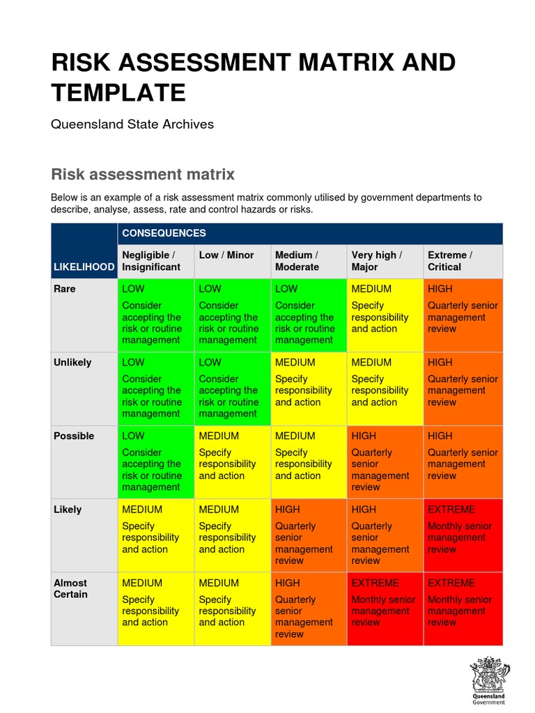 Recordkeeping Risk Assessment Matrix | PDF | Risk | Risk Assessment