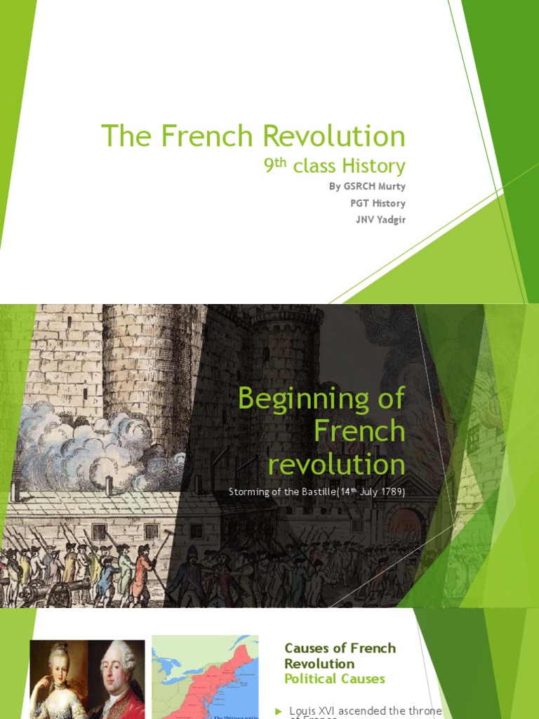 Share 9th History-French Revolution-Ppt (Teacher) | PDF | French ...